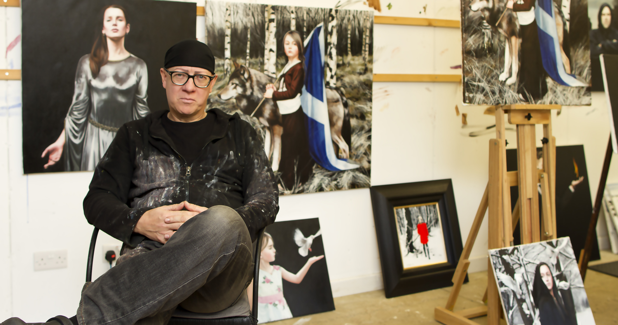 Gerard M Burns - Scottish Artist, Scottish Painter of People